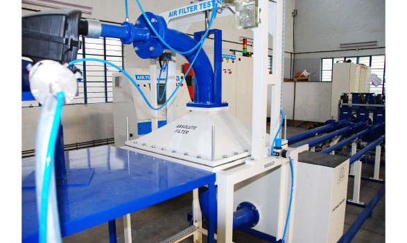 AIR FILTER TEST RIG - ubiquesystems